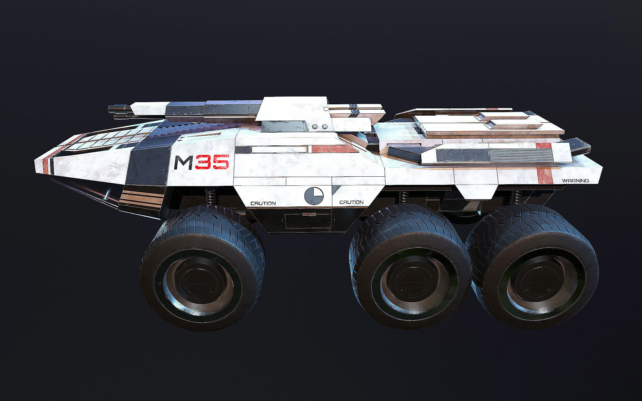 Mako M35 Mass Effect 3D model | CGTrader