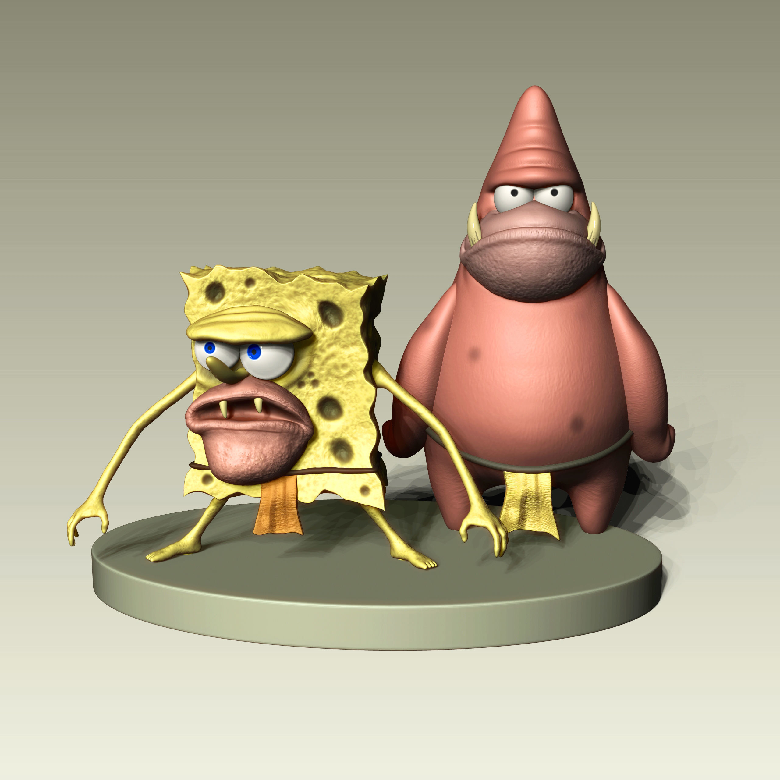 SpongeBob SquarePants for 3D printing 3D model 3D printable | CGTrader