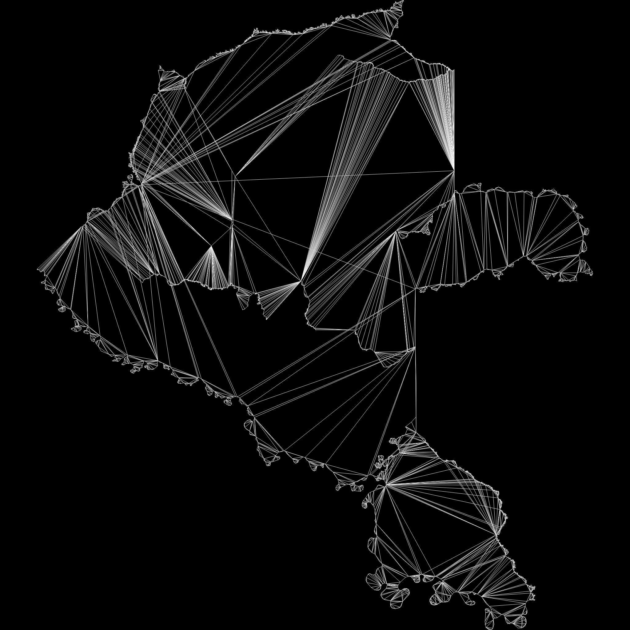 Vaupes RAP Amazonia Colombia map region geography political 3D model ...