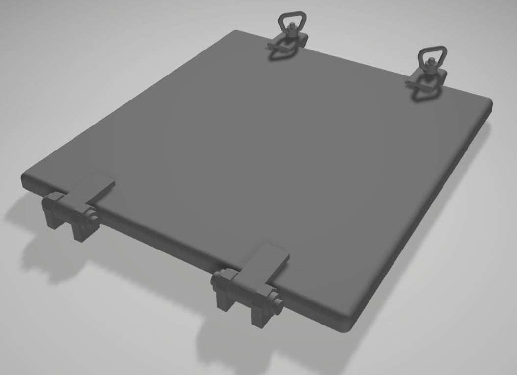 Set of hatches 3D model 3D printable | CGTrader
