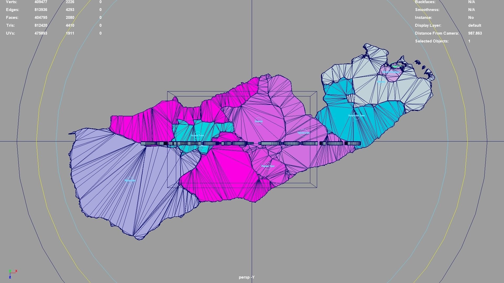 Mtwara Region Coastal Zone Tanzania map region geography 3D model ...