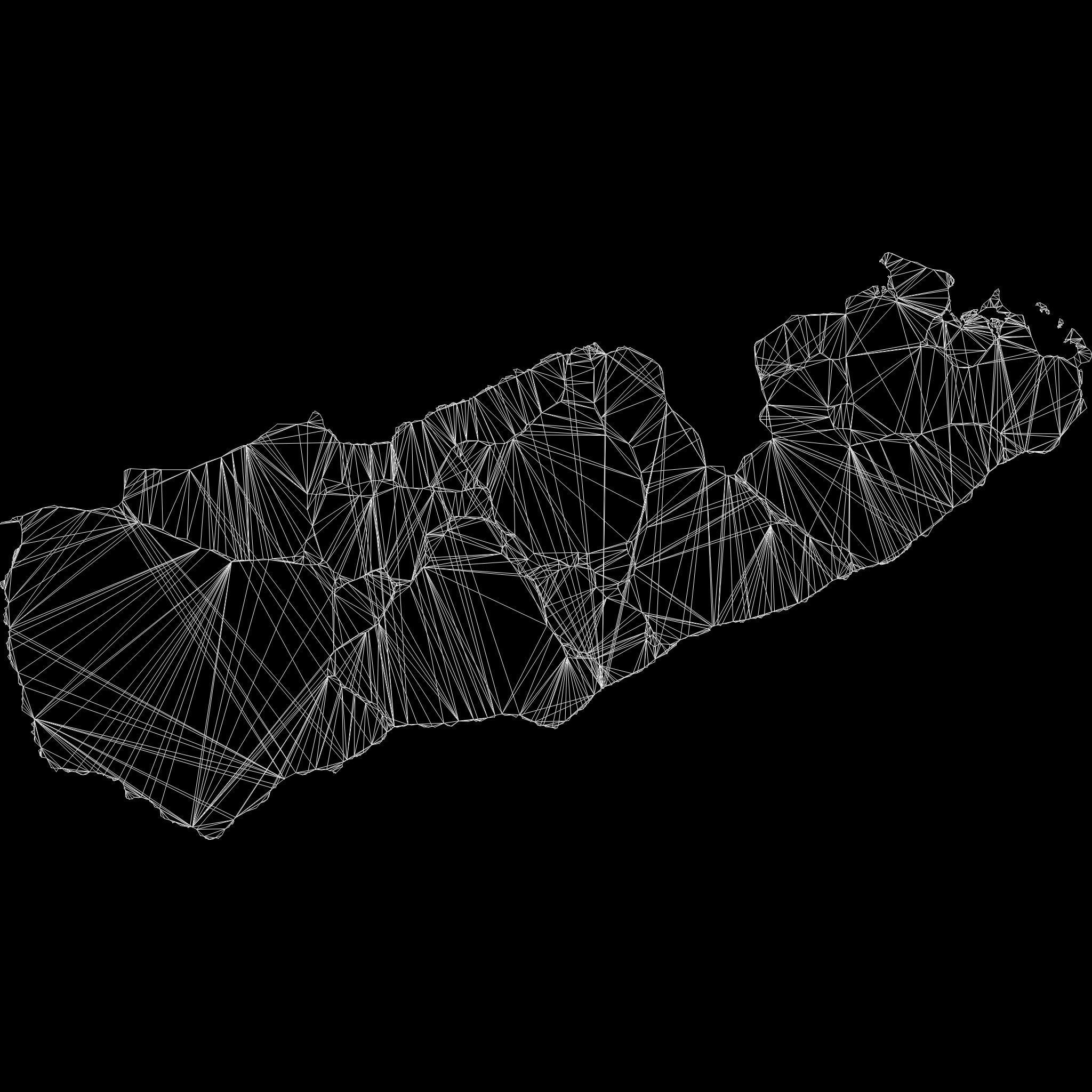 Mtwara Region Coastal Zone Tanzania map region geography 3D model ...