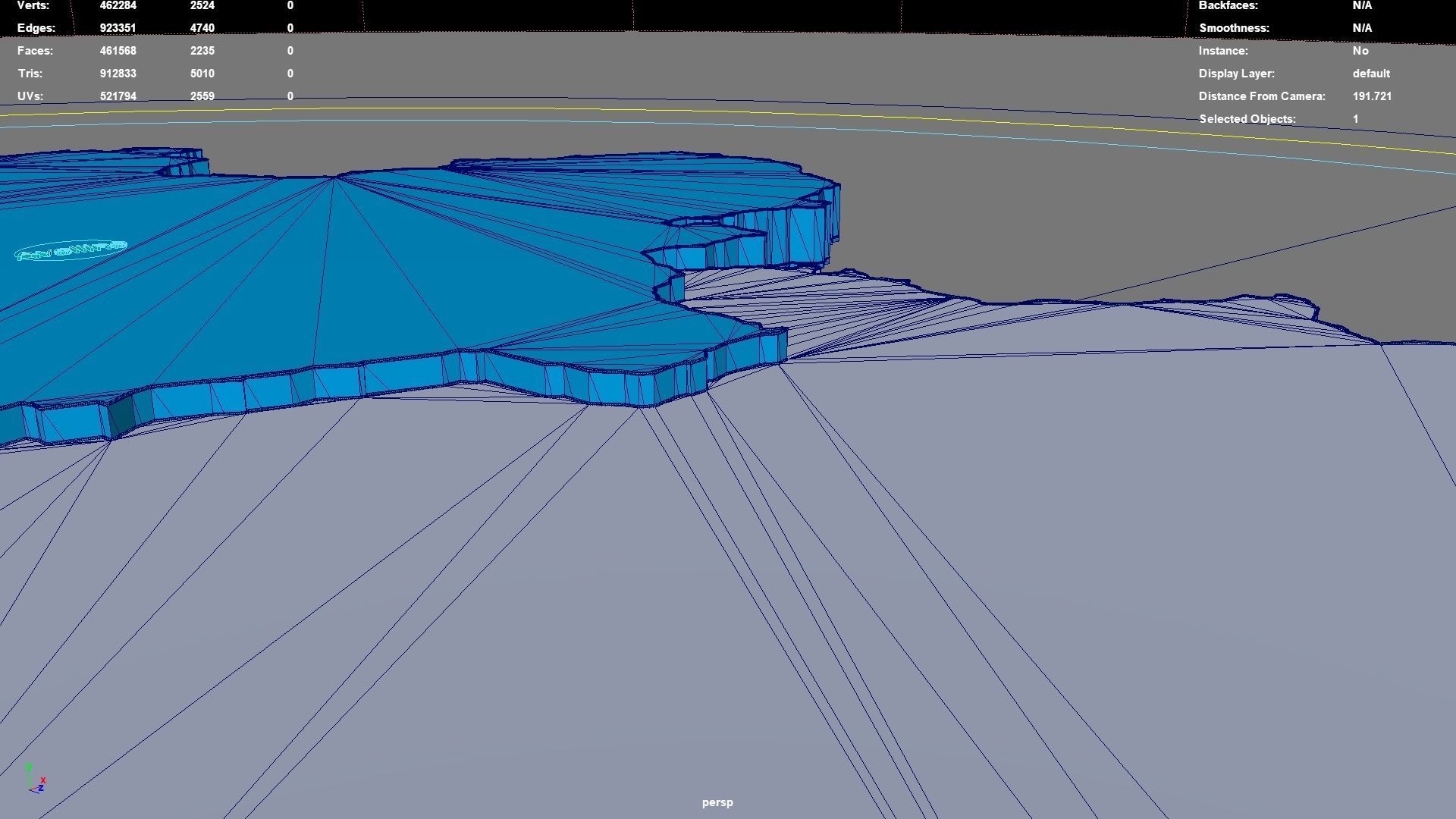 Campania Italy map region geography political geographic 3D model ...