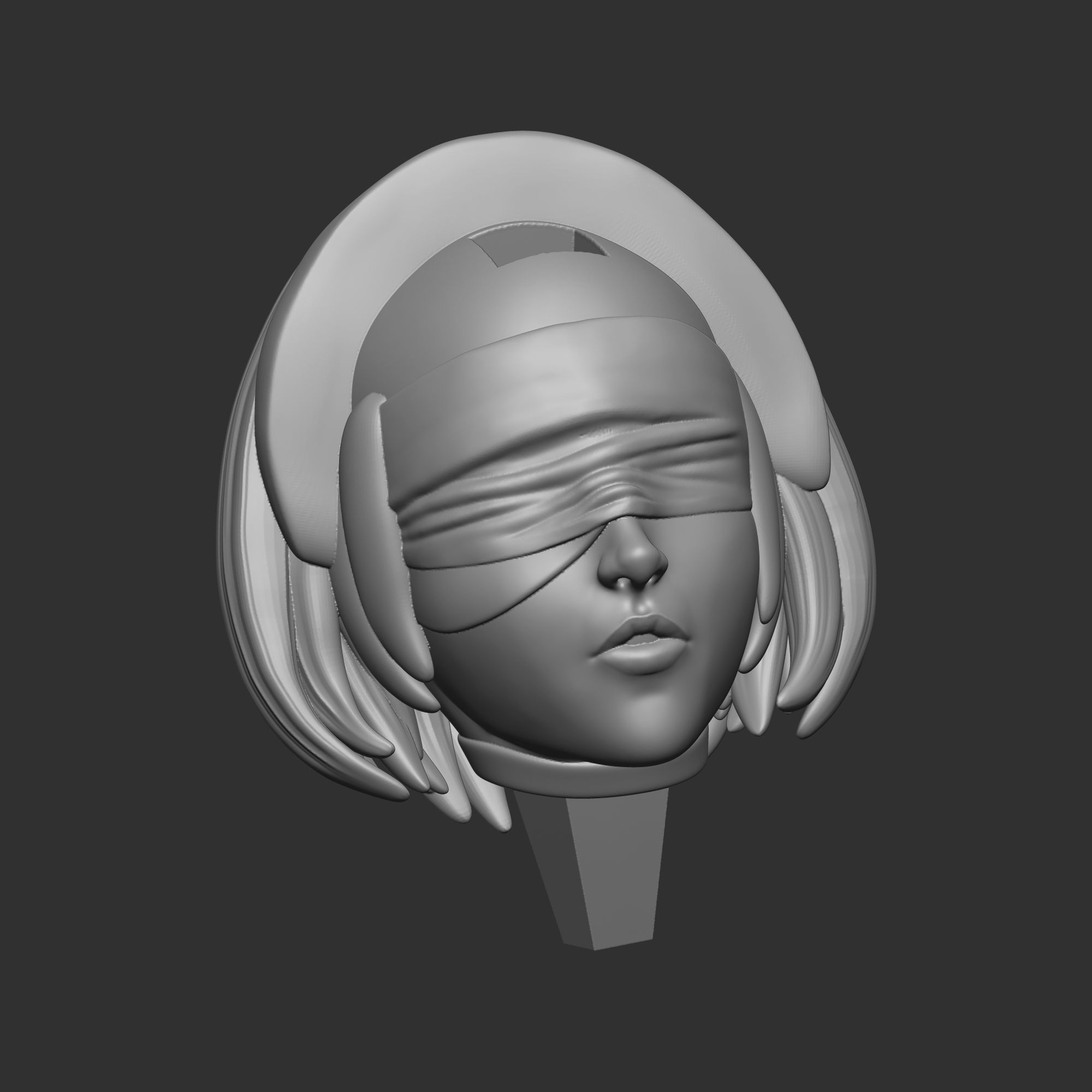 2B ULTRA THICC YORHA NO2 TYPE B NIER AUTOMATA 3D model 3D printable ...