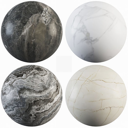 Marble 32 - Calacatta-Orobico-Fantasy-Delicate Texture | CGTrader