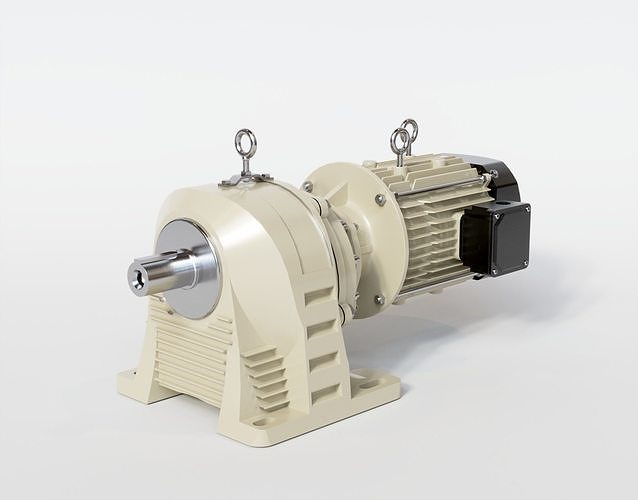 Motor reducer 3D model | CGTrader