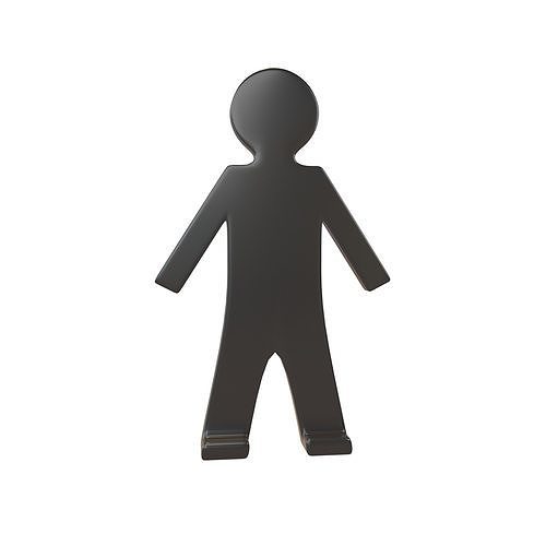 3D model Plastic Stickman Stand v1 001 VR / AR / low-poly | CGTrader