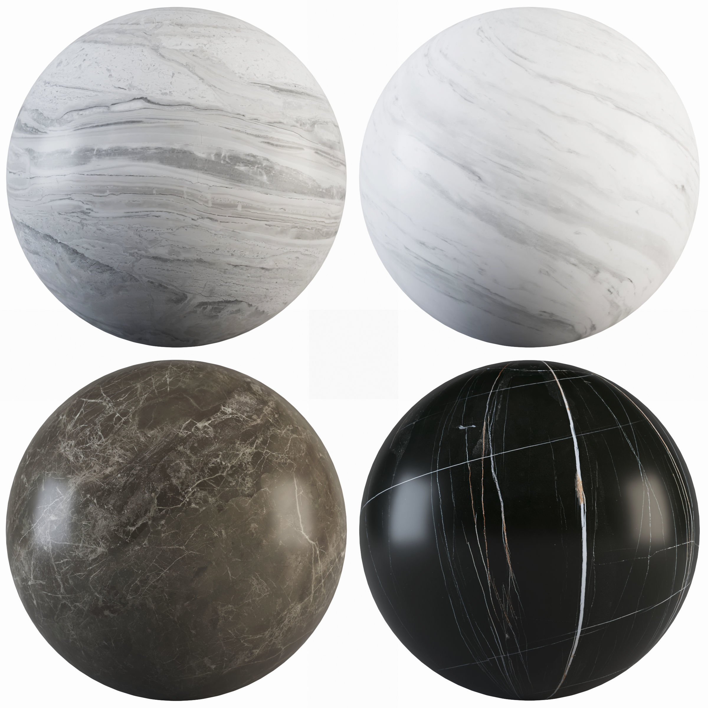 Marble 39 - Carrara-Sahara Noir-Balmoral-Gray Marble Texture | CGTrader