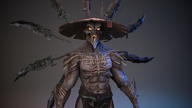 3D model Demon God 5 VR / AR / low-poly | CGTrader