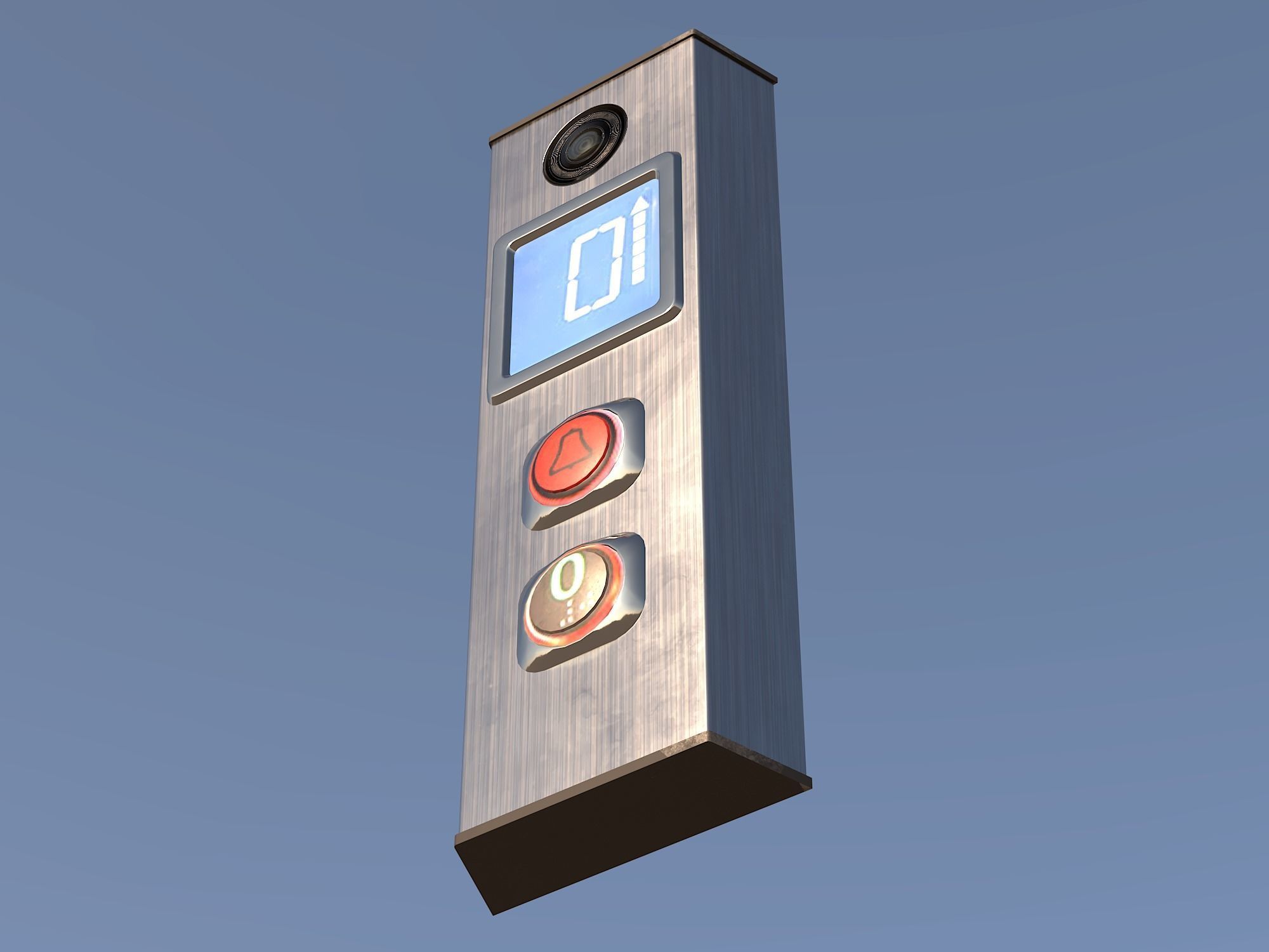 3D model Elevator push button panel VR / AR / low-poly | CGTrader