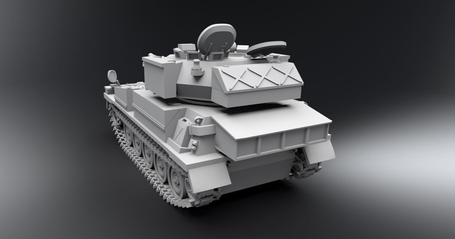 FV107 Scimitar scale model 3D model 3D printable | CGTrader