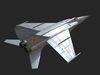 3D model Soviet Air Force Mig-25 Foxbat Fighter Mig25 VR / AR / low ...