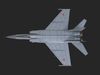 3D model Soviet Air Force Mig-25 Foxbat Fighter Mig25 VR / AR / low ...