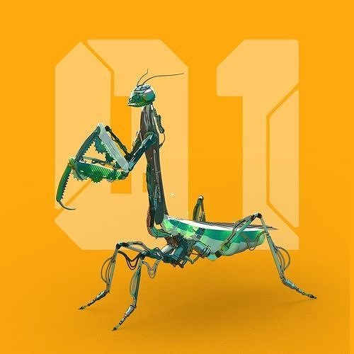 Mantis Cybertech 3D model | CGTrader