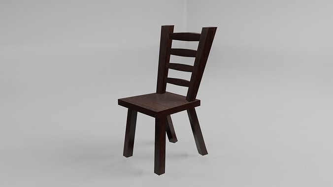 Low-poly chair free VR / AR / low-poly 3D model | CGTrader