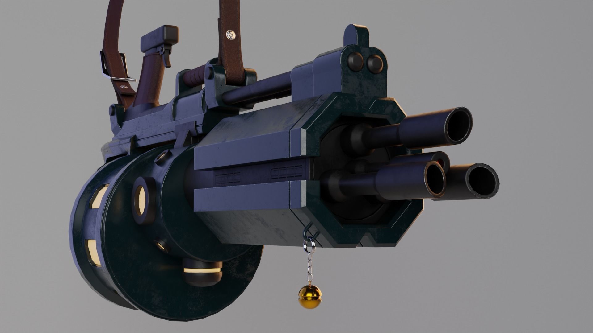 3D model Machinegun Mr Pew Pew VR / AR / low-poly | CGTrader