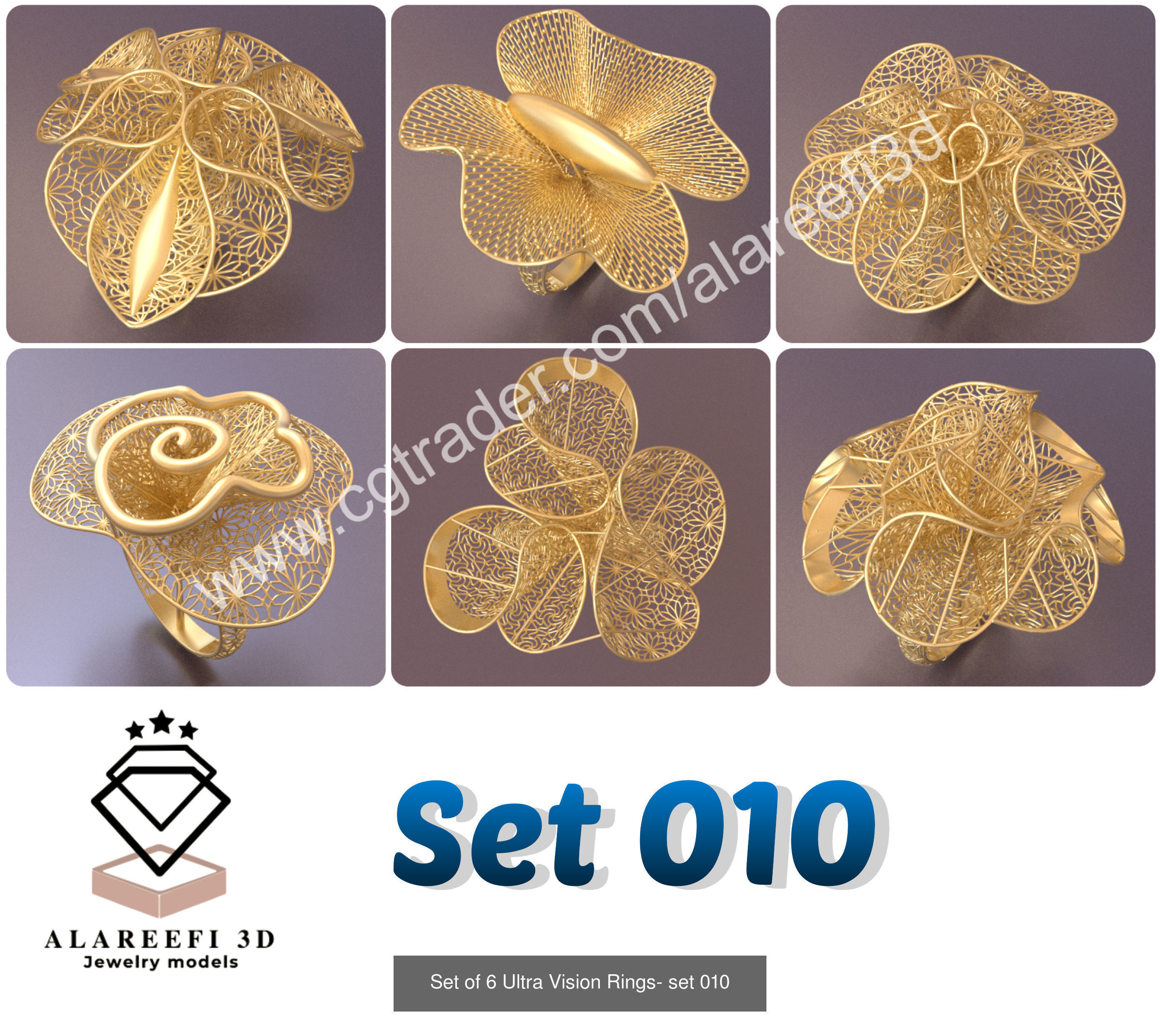 96 Ultra Vision Turkish rings offered at a very cheap 3D Model ...