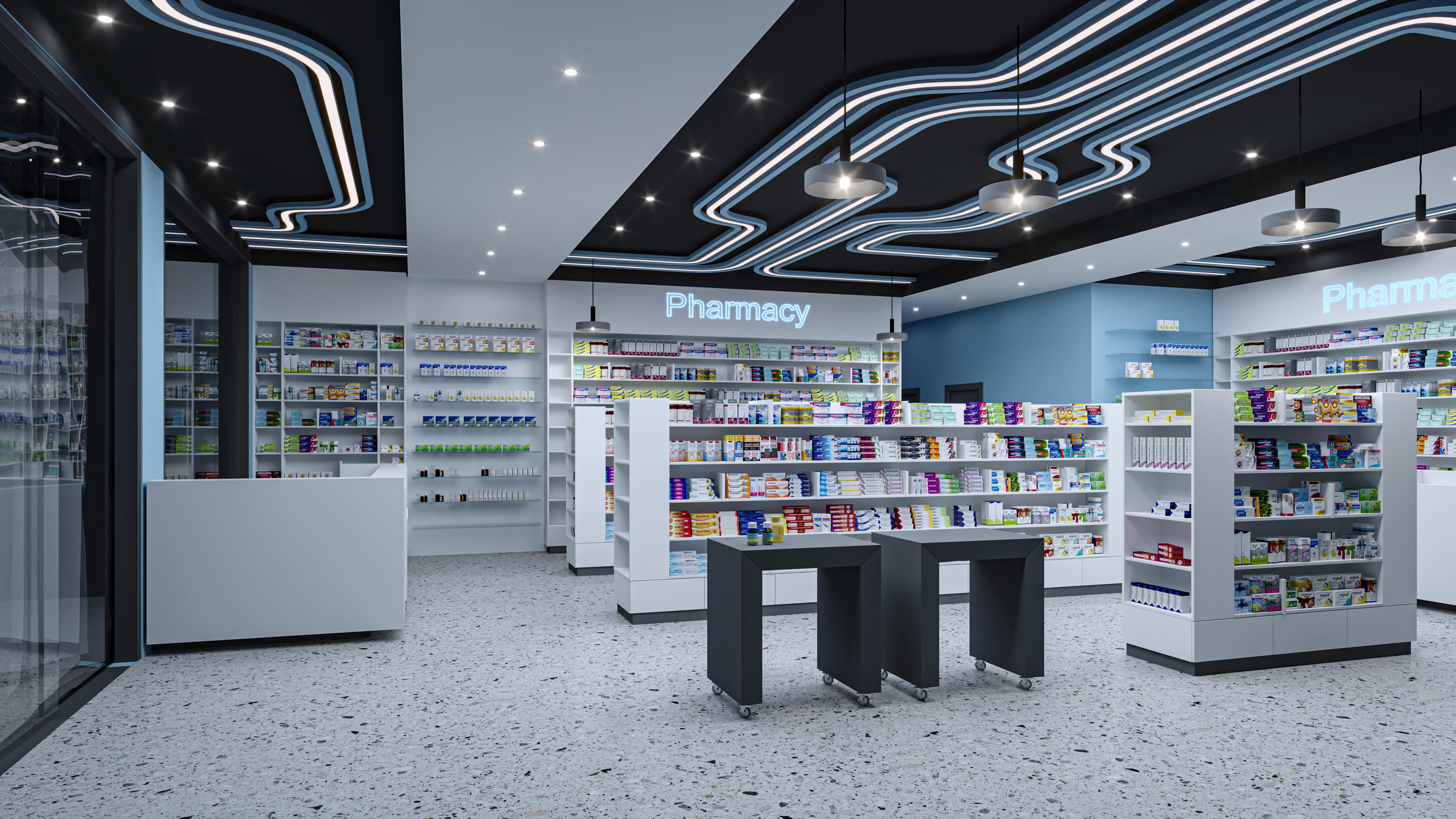3D model Pharmacy Low-poly 3D model VR / AR / low-poly | CGTrader