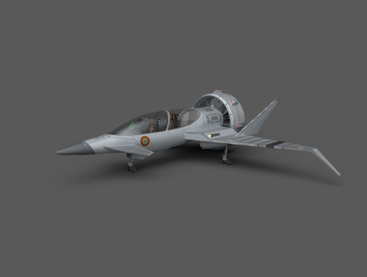 3D model FAN JET PLANE VR / AR / low-poly | CGTrader