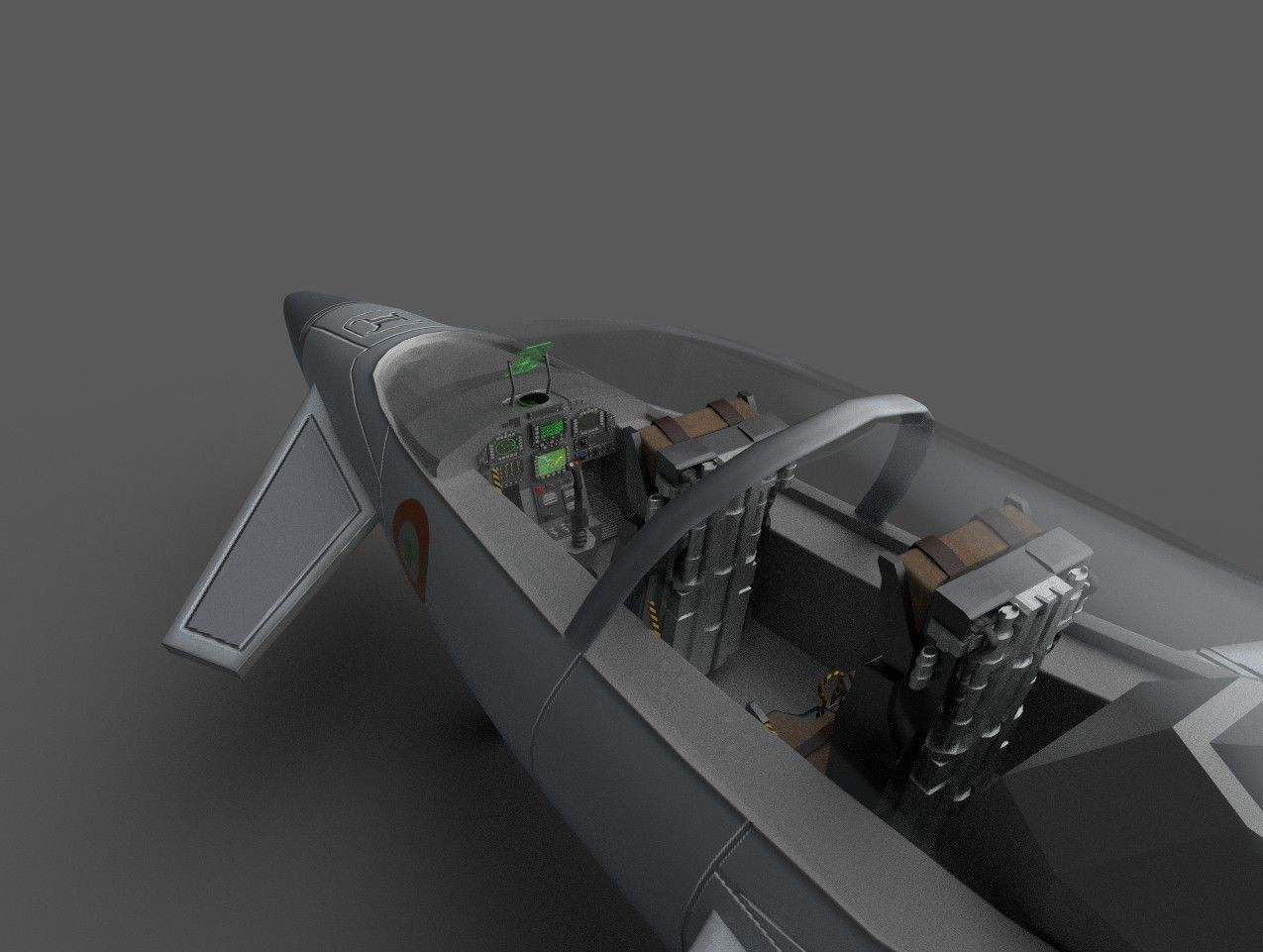 3D model FAN JET PLANE VR / AR / low-poly | CGTrader