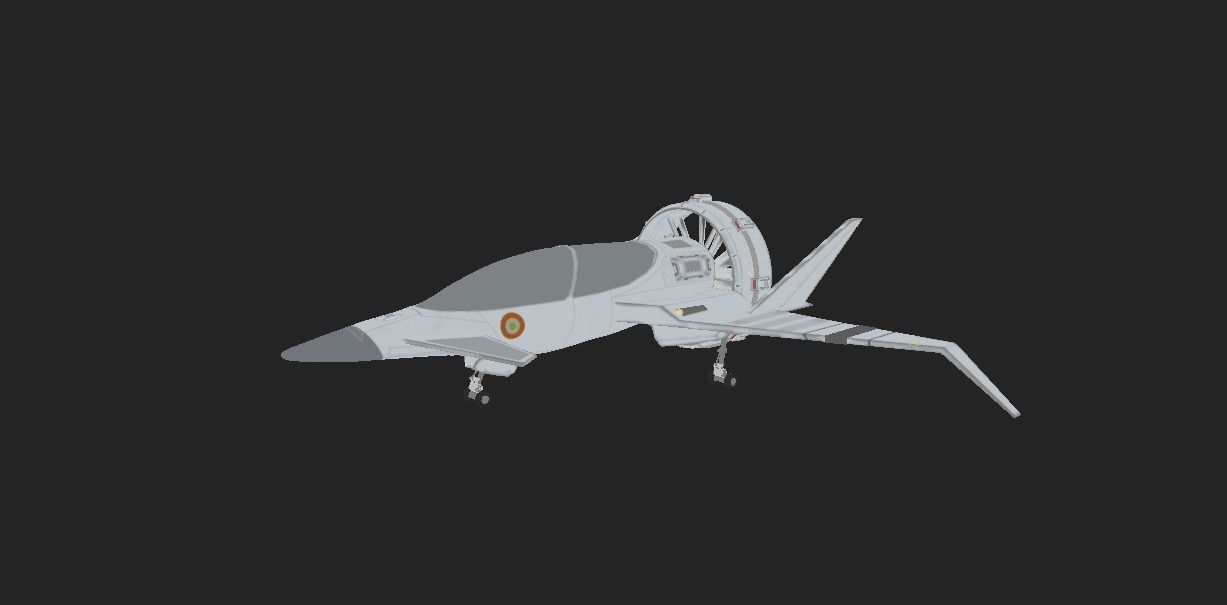 3D model FAN JET PLANE VR / AR / low-poly | CGTrader