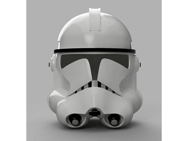 Clone Trooper Helmet Phase 2 Star Wars 3D model 3D printable | CGTrader
