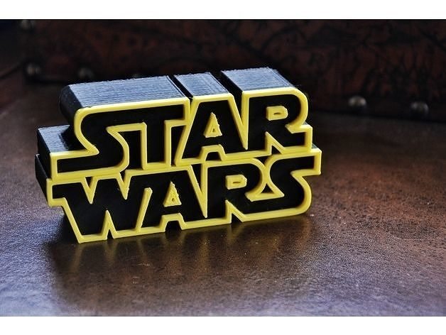 Star Wars Logo 3D model 3D printable | CGTrader