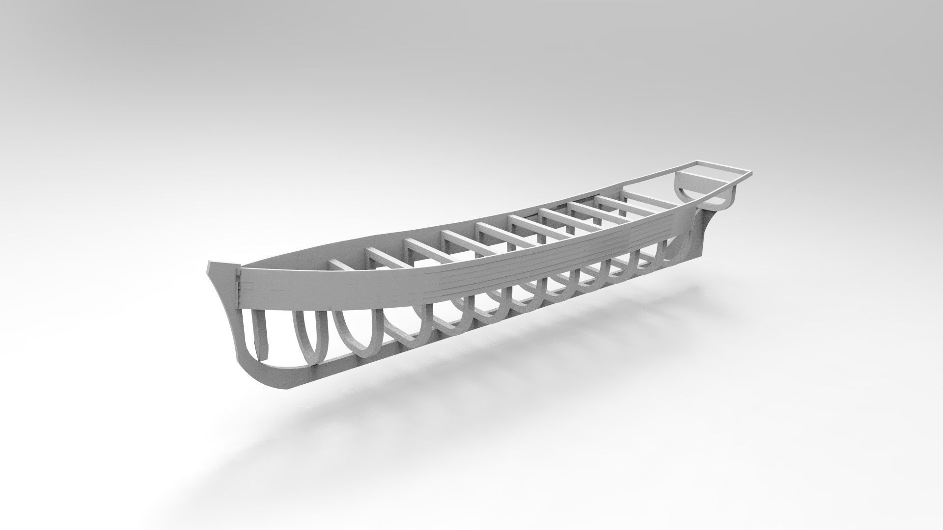 Sailing Ship Frame 3D Print 3D model 3D printable | CGTrader