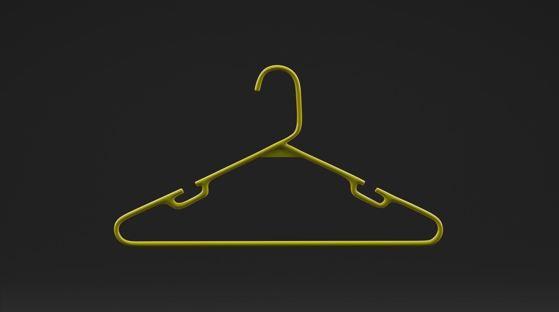 3D model Clothes Hanger VR / AR / low-poly | CGTrader