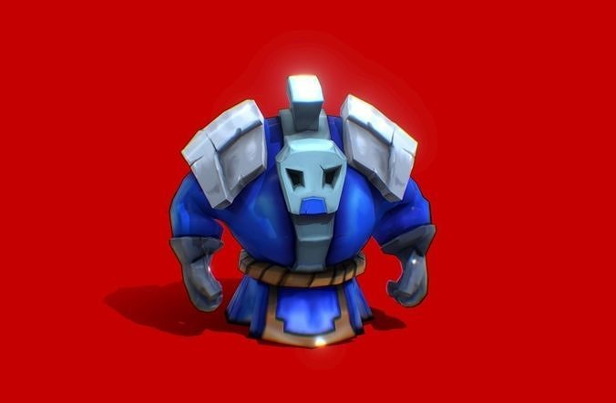 3D model Blue melee minion from league of legends Rigged VR / AR / low ...
