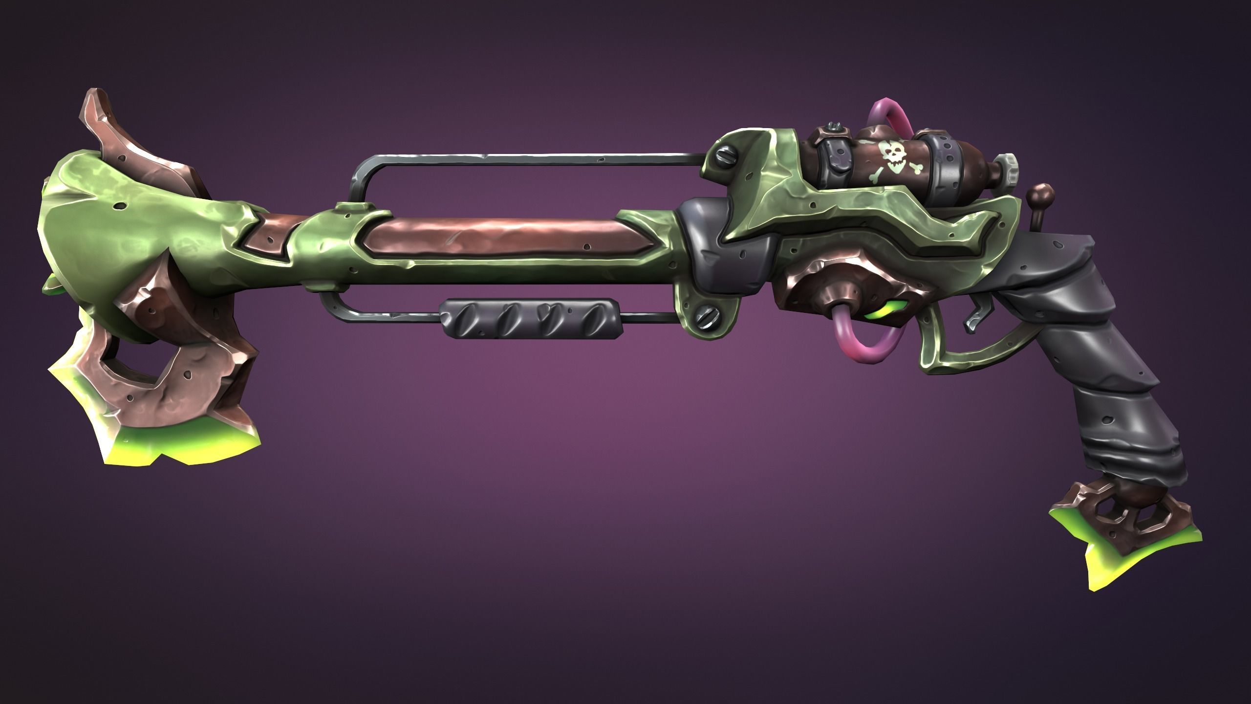 Steampunk musket 3d print 3D model 3D printable | CGTrader