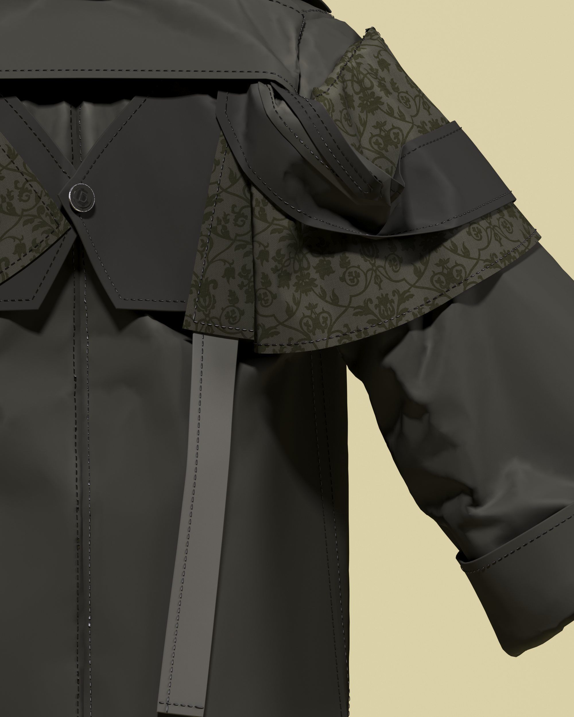 3 models of long coats 3D Model Collection | CGTrader