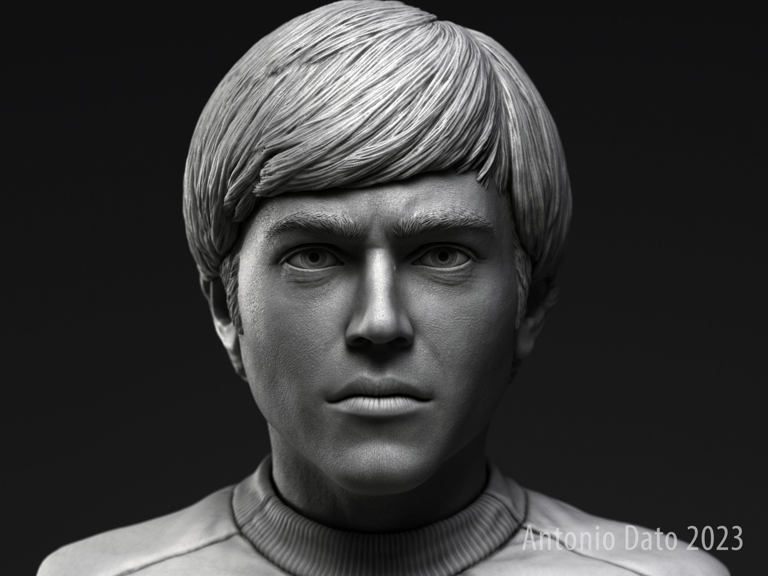 Walter Koenig as Pavel Chekov Bust Printable 3D Model 3D model 3D ...