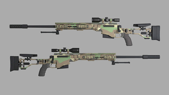 Remington MSR 3D model | CGTrader