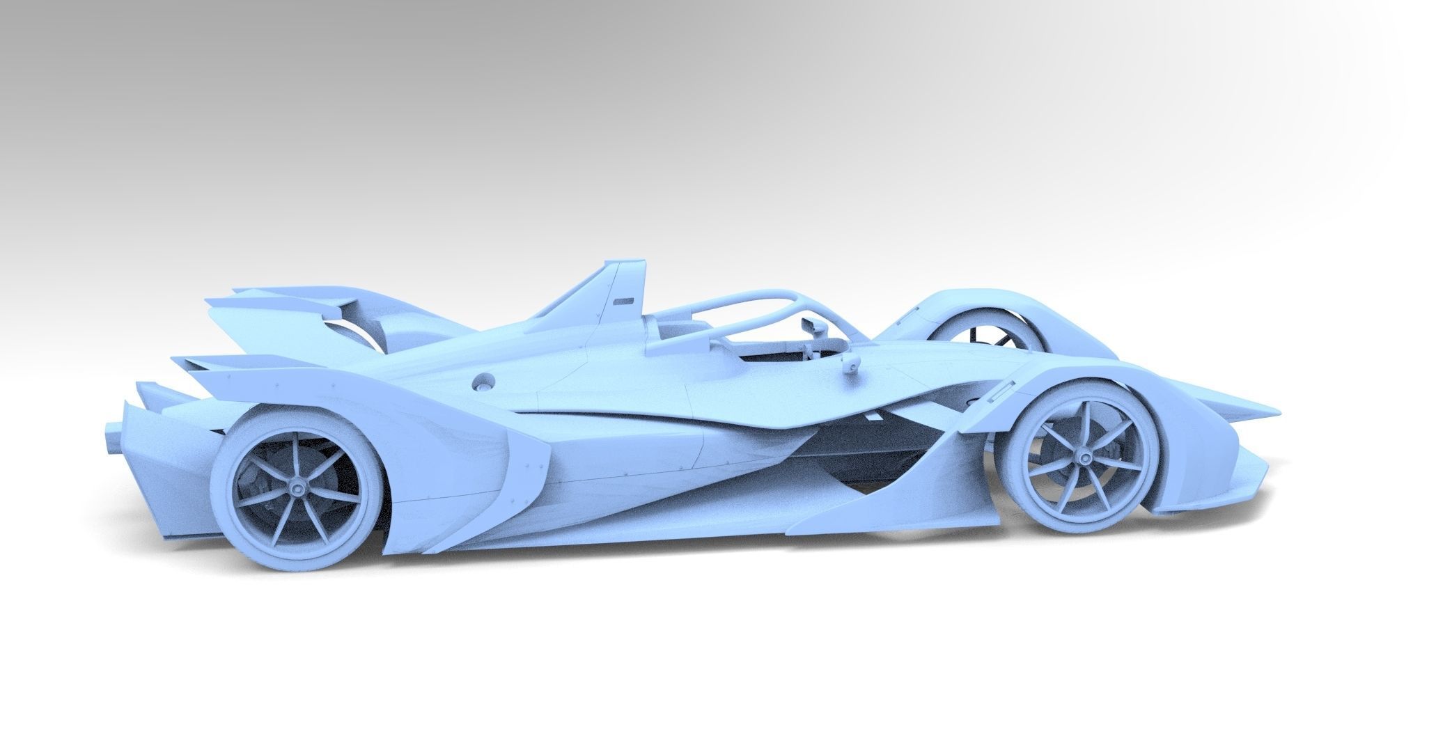 Formula E Gen2 FOR 3D PRINT 3D model | CGTrader
