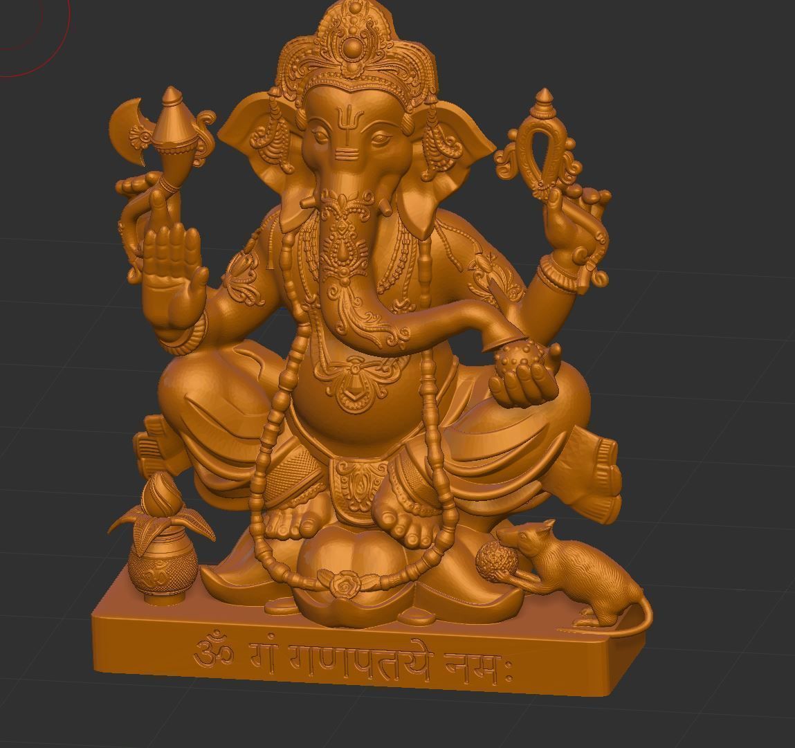 Lord Ganesha 3D model 3D printable | CGTrader