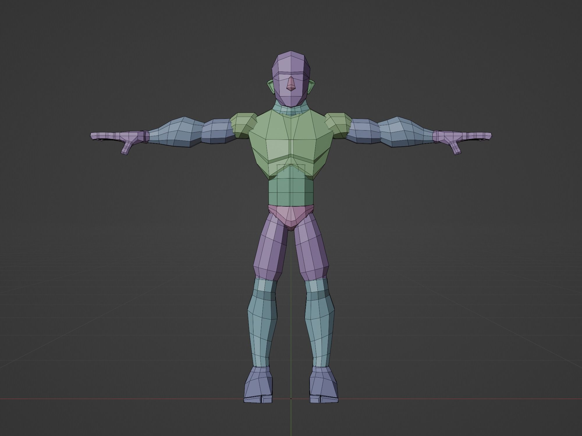 3D model 3D low poly Character man VR / AR / low-poly | CGTrader