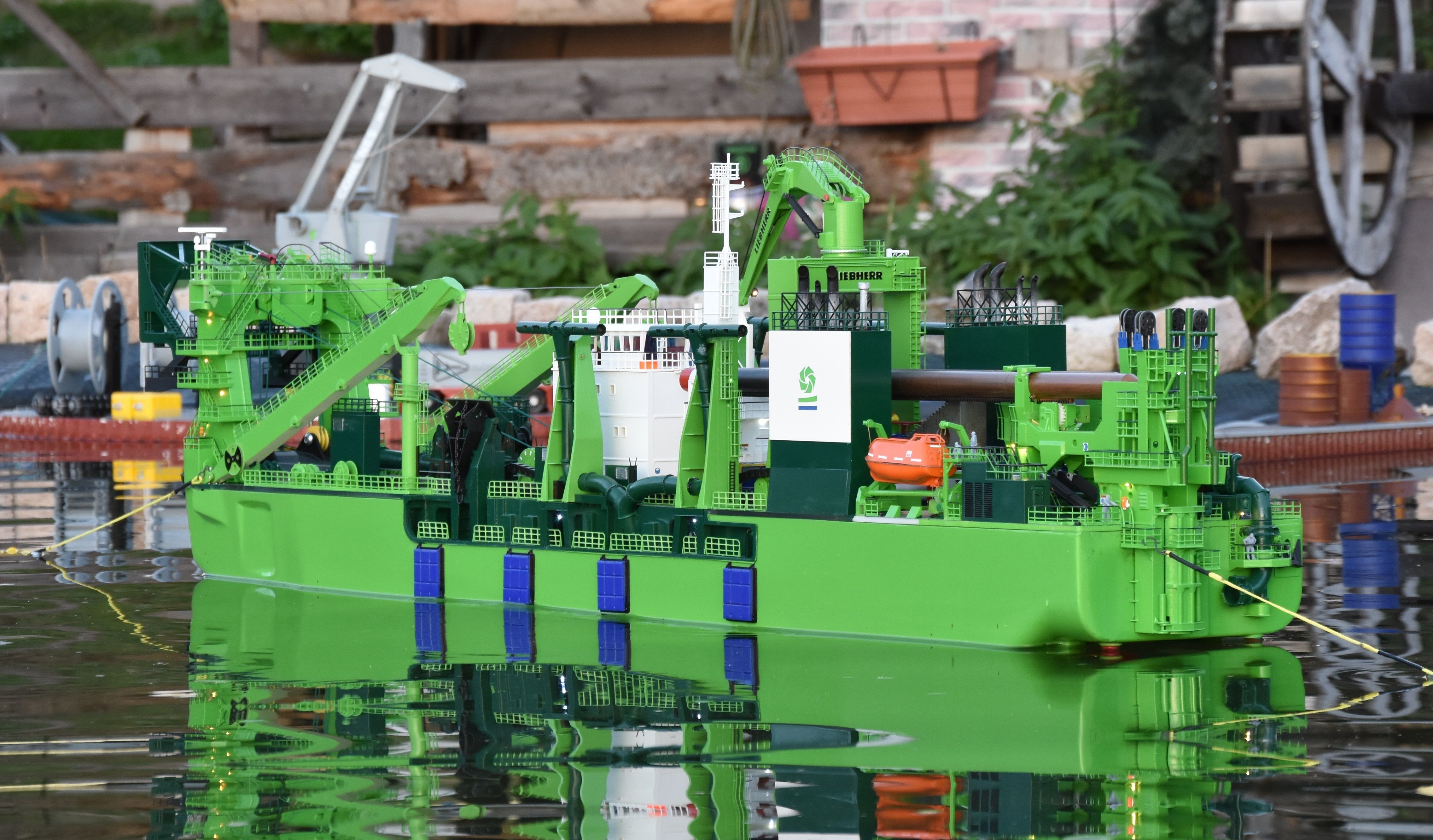 D Artagnan Dredger excavator Ship cutting suction dredger 3D model 3D ...