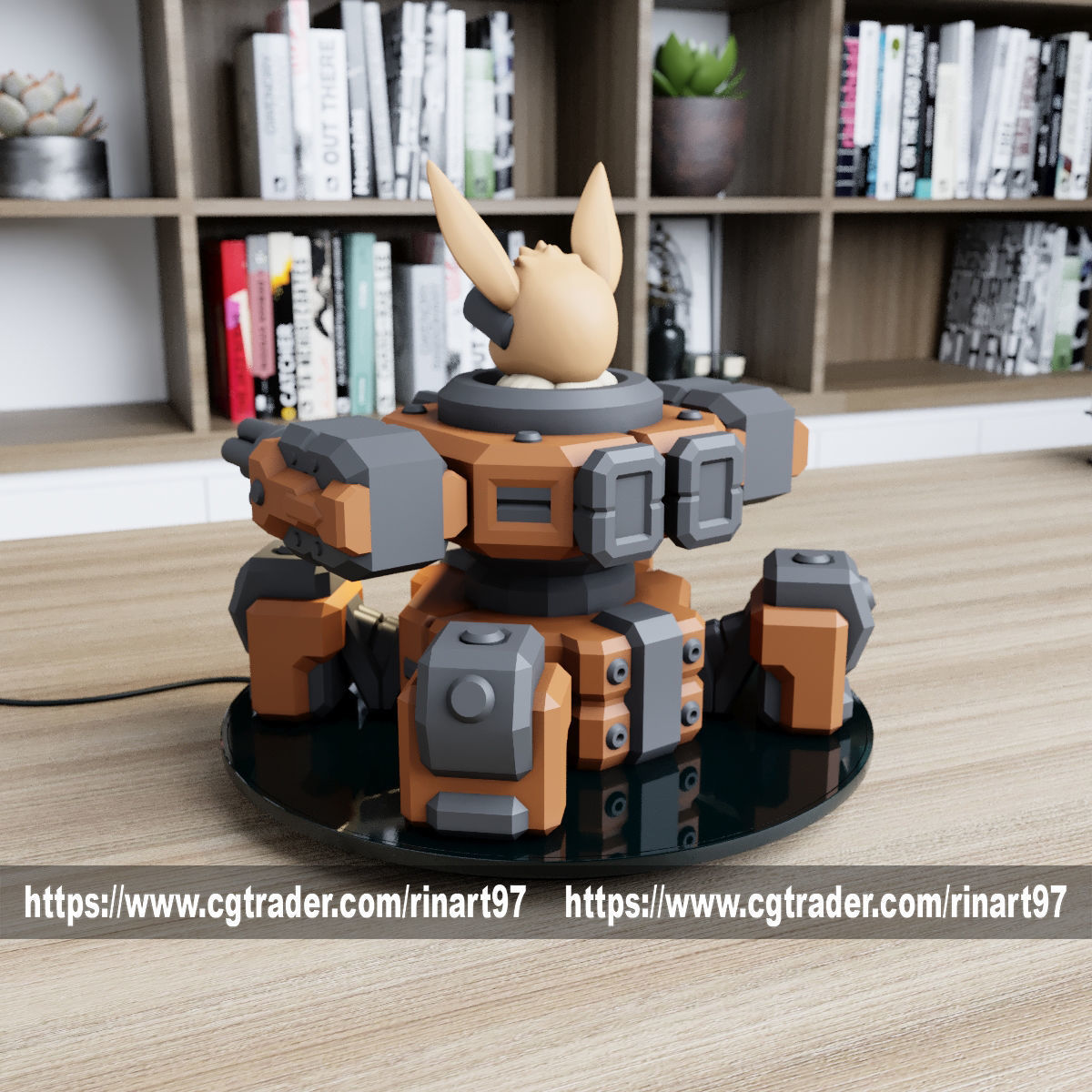 POKEMON - eevee mecha tank EASY PRINT NO SUPPORT 3D model 3D printable ...