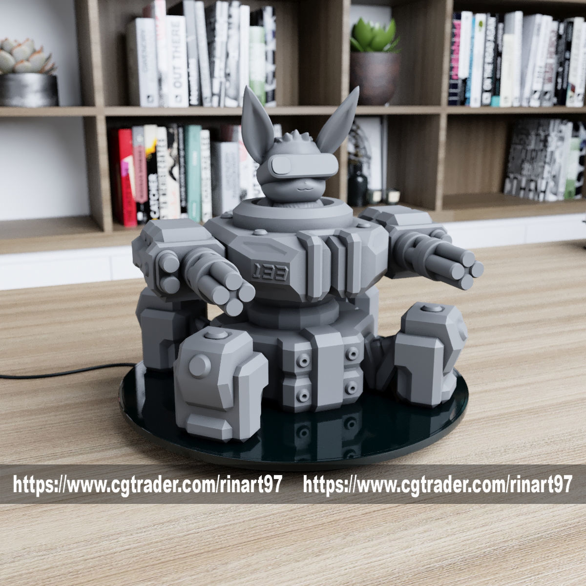 POKEMON - eevee mecha tank EASY PRINT NO SUPPORT 3D model 3D printable ...