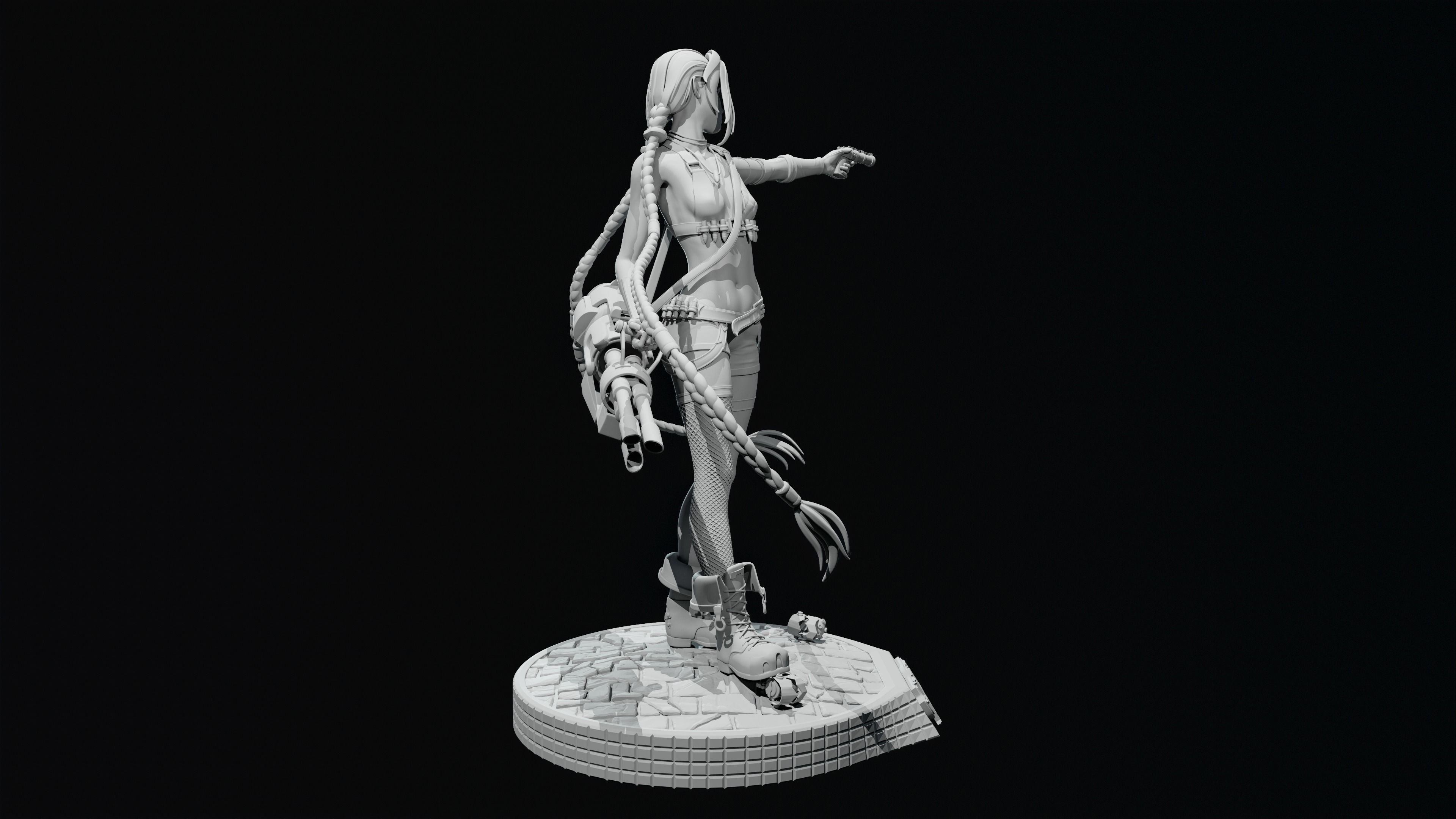 Jinx Fanart 3D model 3D printable | CGTrader