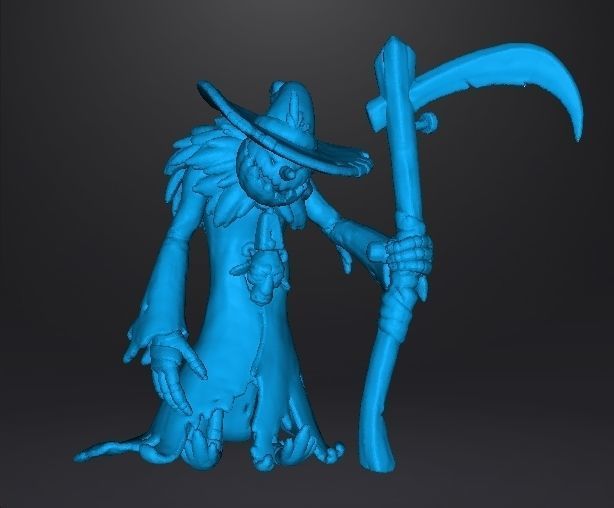 Jack O Lantern Boss miniature model for fantasy games dnd rpg 3D model ...