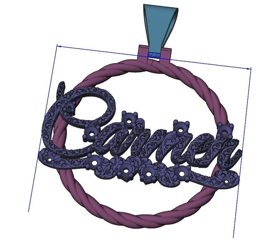 Name Plate 3D model 3D printable | CGTrader