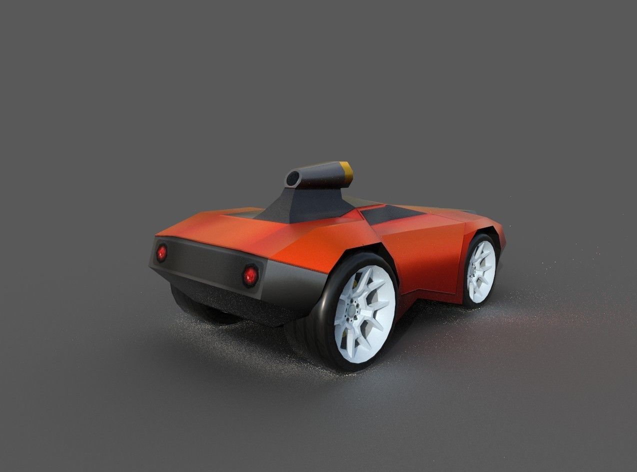 3D model SALAMANDER CAR VR / AR / low-poly | CGTrader