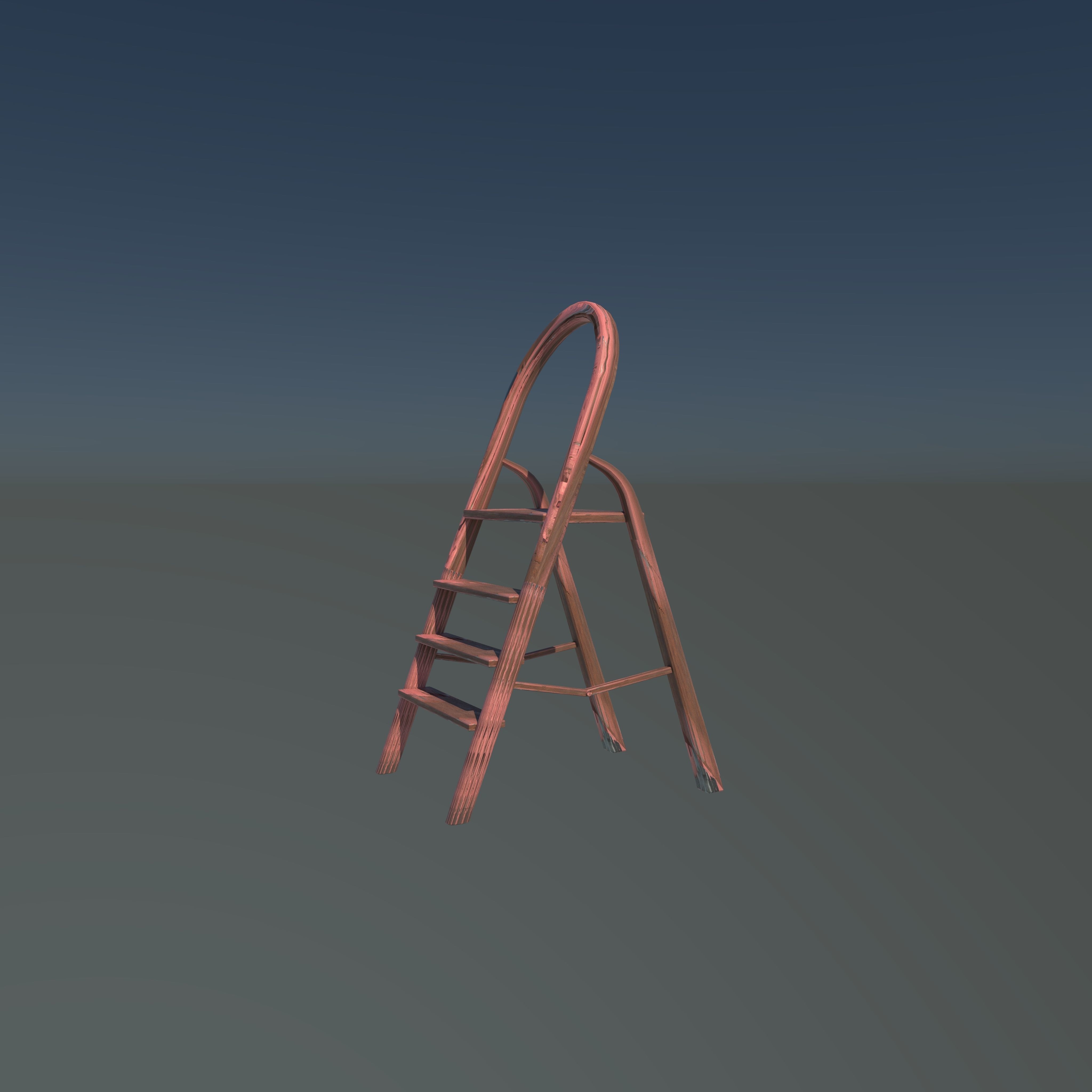 3D model Aluminium Ladder VR / AR / low-poly | CGTrader