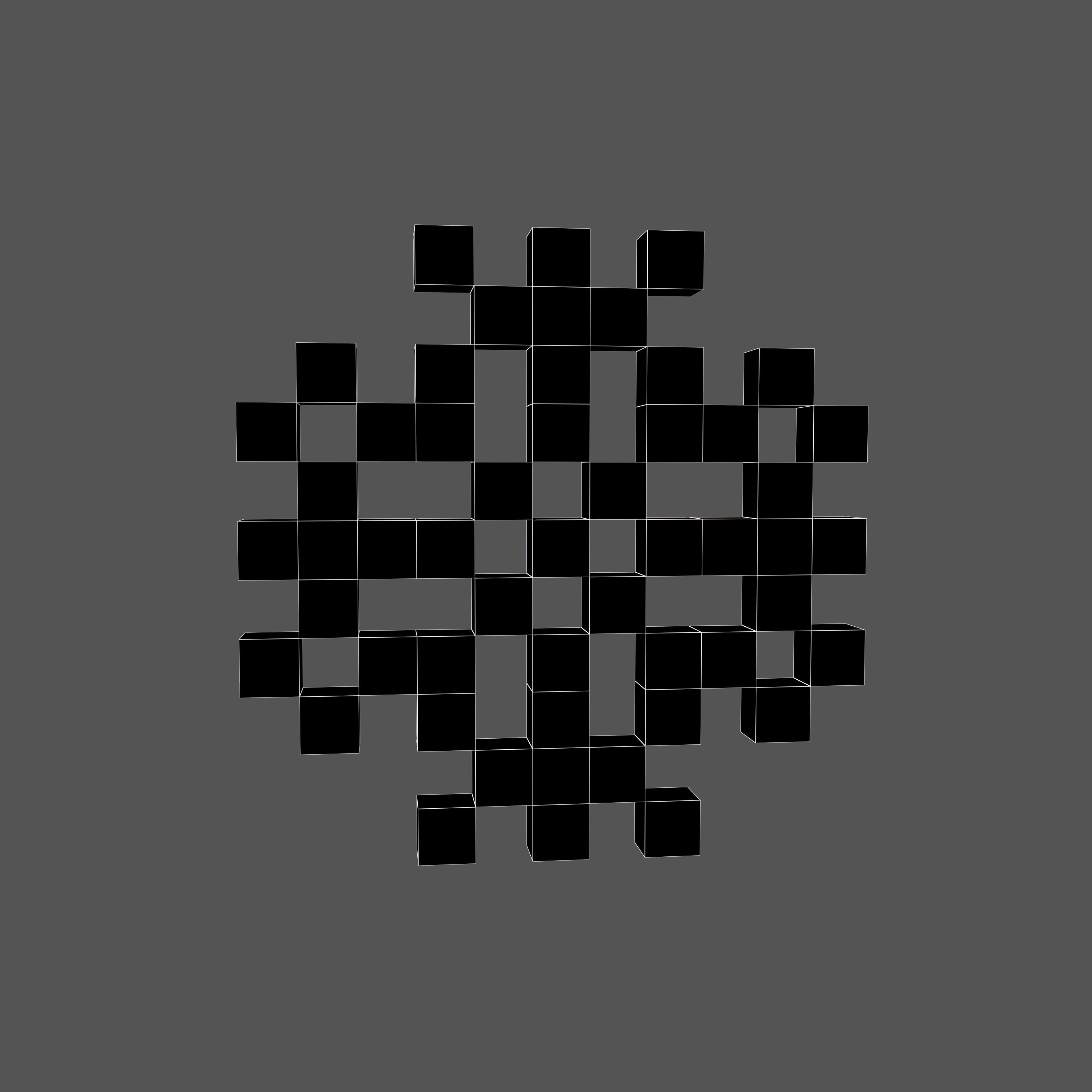 3D model Pixel Snowflake v2 001 VR / AR / low-poly | CGTrader