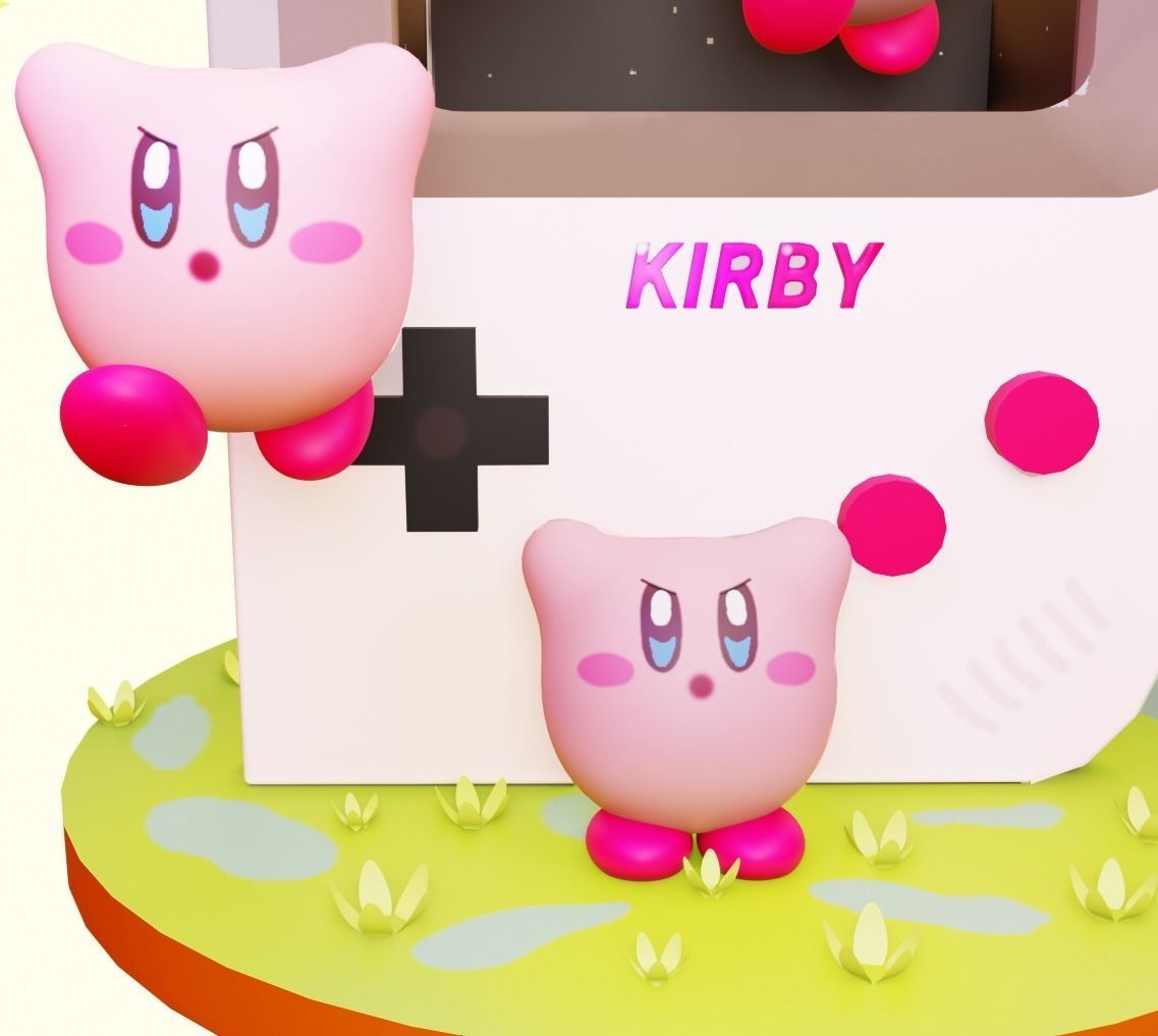 Kirby Arcade 3D model | CGTrader