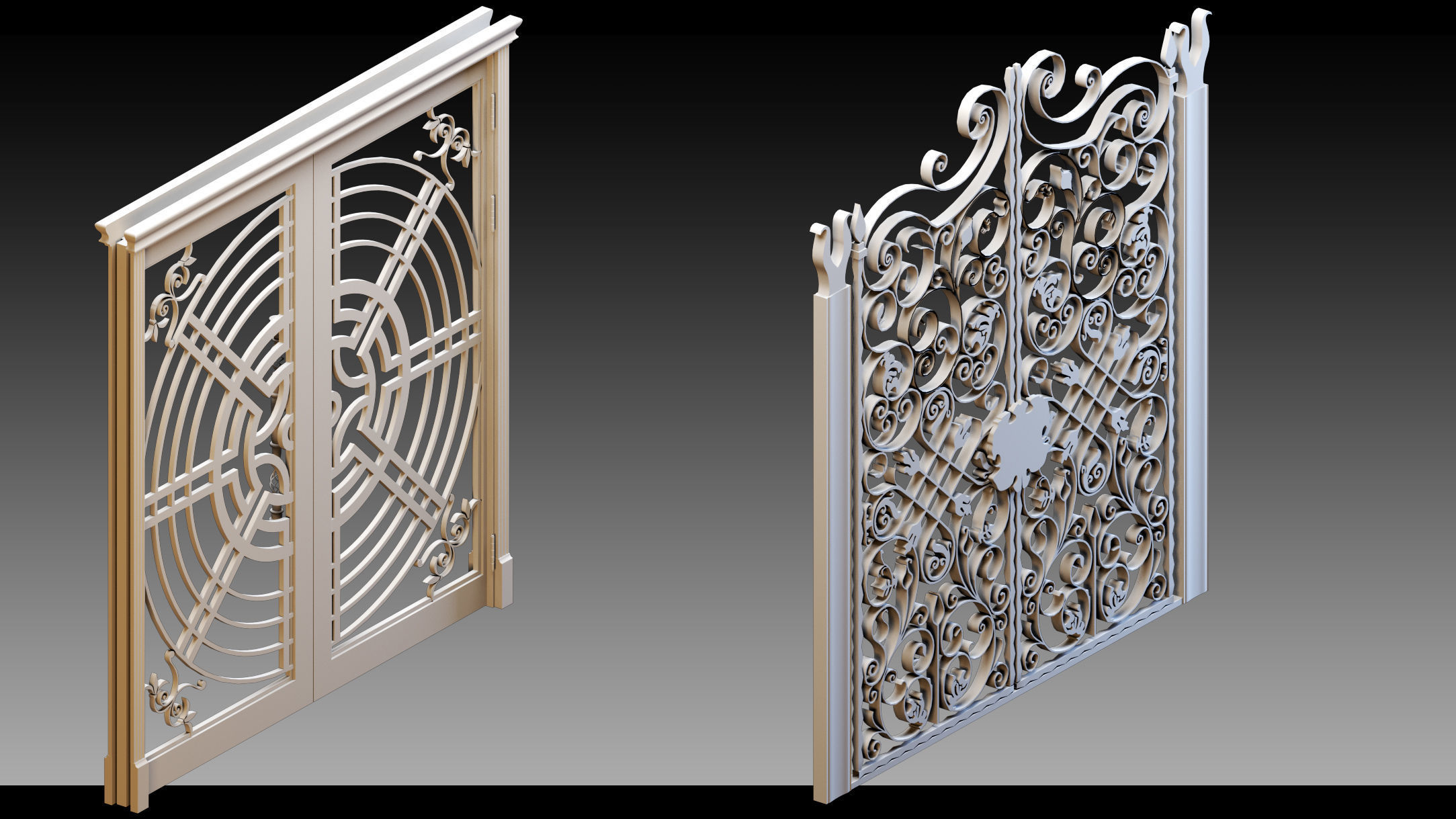 30 Exterior Doors- Vol 01- Kitbash- High detail 3d models 3D model ...
