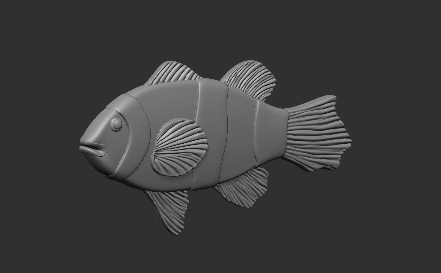 nemo cnc 3d base relife model for printing 3D model 3D printable | CGTrader