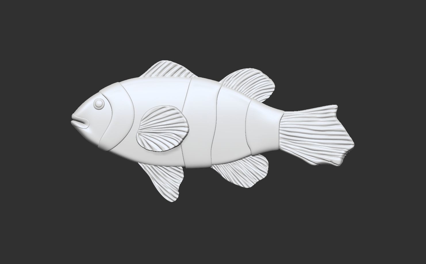 nemo cnc 3d base relife model for printing 3D model 3D printable | CGTrader